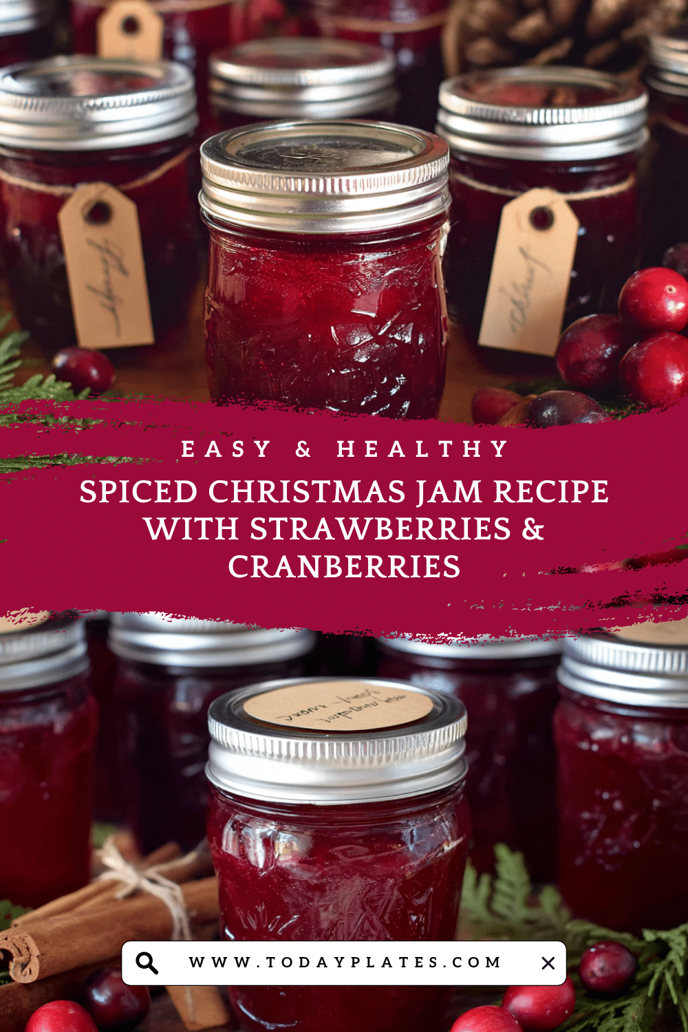 Spiced Christmas Jam: Cozy & Festive Holiday Fruit Spread