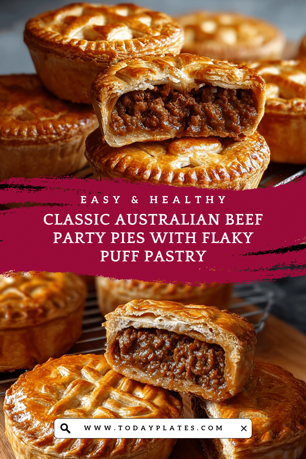 Australian Beef Party Pies (Mini Meat Pies) – Savory Aussie Snacks